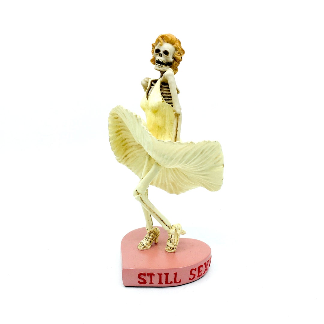 Skeleton Marilyn Monroe Figurine Marilyn Monroe Gifts - Etsy