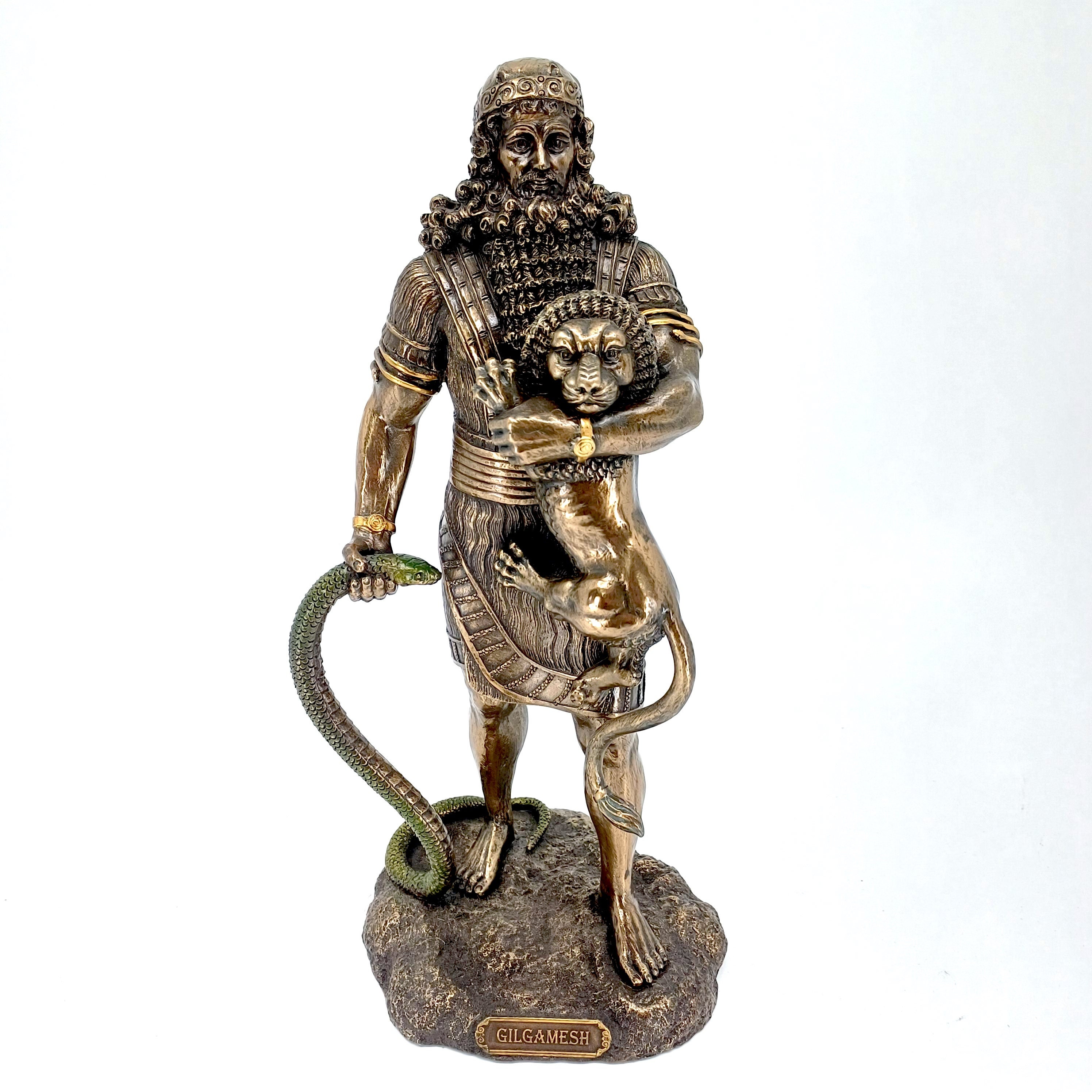 King of Uruk Gilgamesh Statue – Ancient Mesopotamian Mythology ...