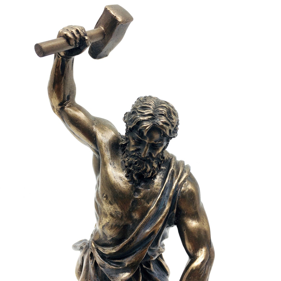 Greek God of Blacksmiths and Fire Hephaestus Statue - Etsy UK