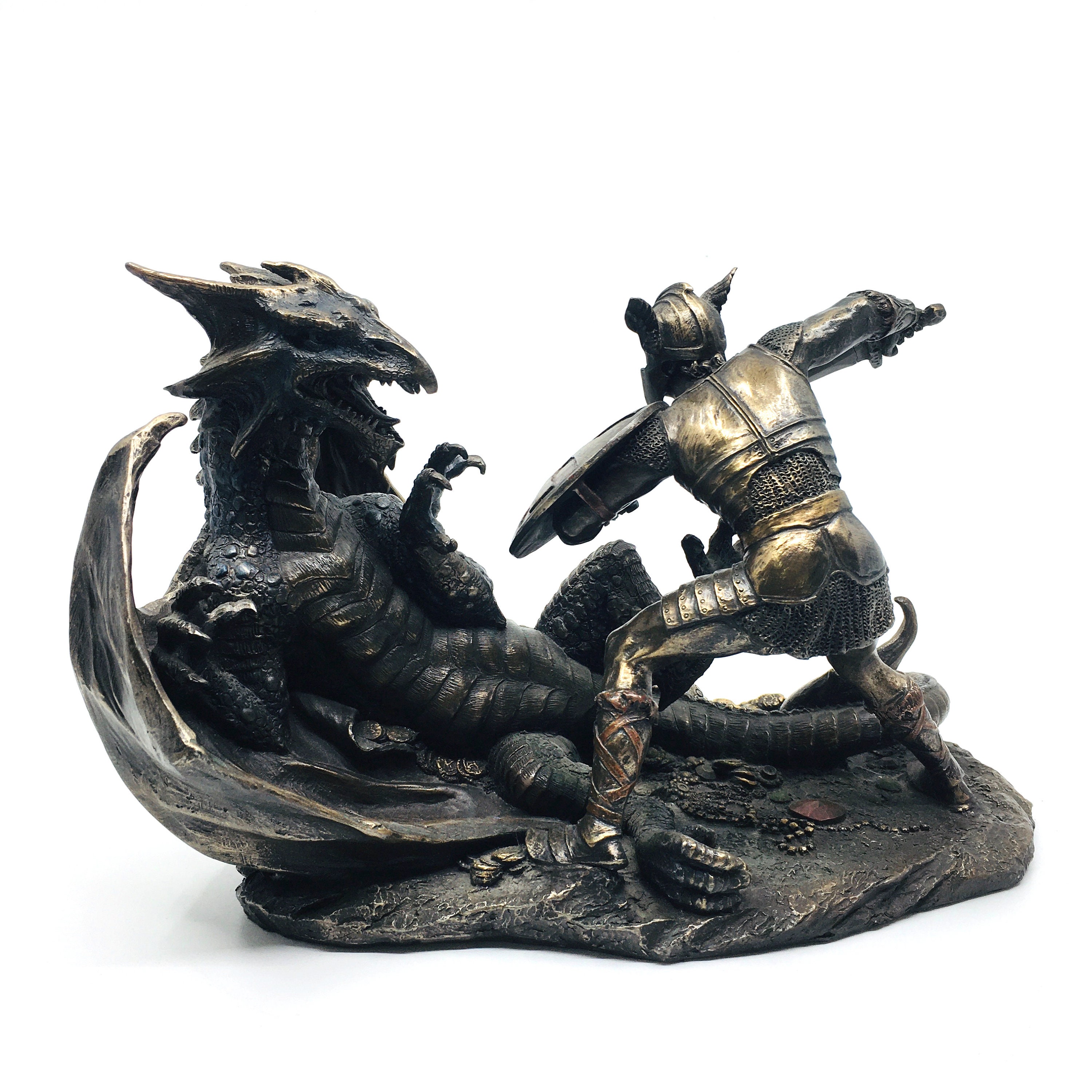 Germanic Literary Hero Dragonslayer Siegfried Statue, Germanic ...