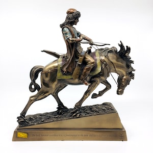 Mete Khan Statue - Great Hun Empire Collectible - Historical Decor Gift ...