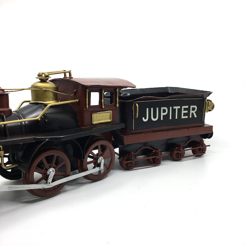 Handmade Metal Train Model | Vintage Locomotive Decor - Etsy