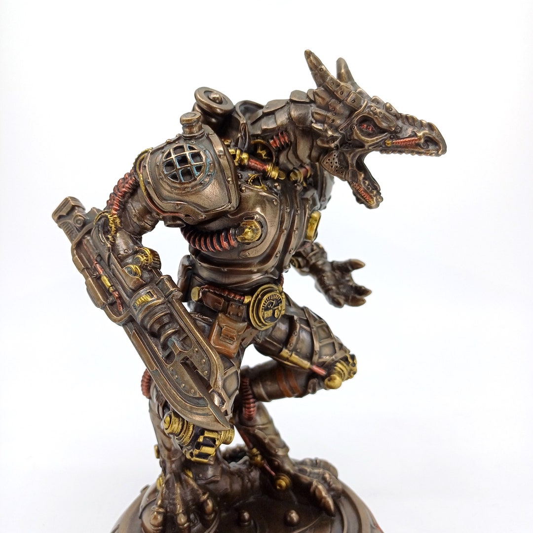 Steampunk Robot Golem Statue Jewish Home Decor Jewish Gift - Etsy