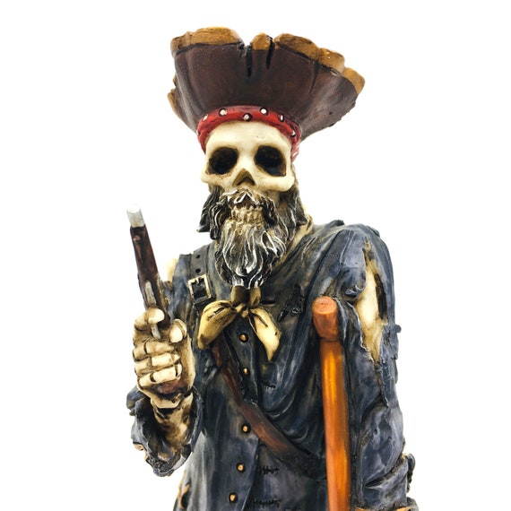 Esqueleto Pirata De Terror Decoración Luminosa Calavera Pirata Para