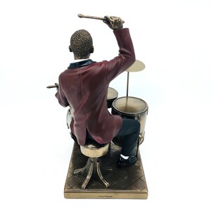 Male Jazz Drummer Statue | Jazz Music Decor | Musician Gift - Etsy