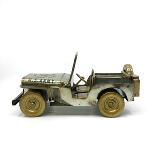 1:12 U.S. Army Jeep Model | Military Vehicle Collectible | Vintage ...