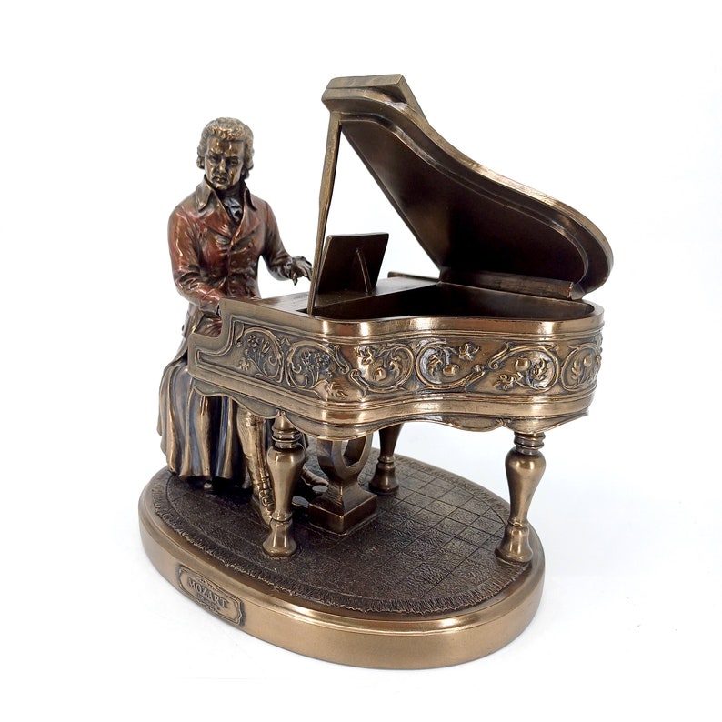 Wolfgang Amadeus Mozart Statue | Classical Music Decor | Music Gift - Etsy