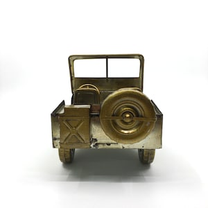 1:12 U.S. Army Jeep Model | Military Vehicle Collectible | Vintage ...