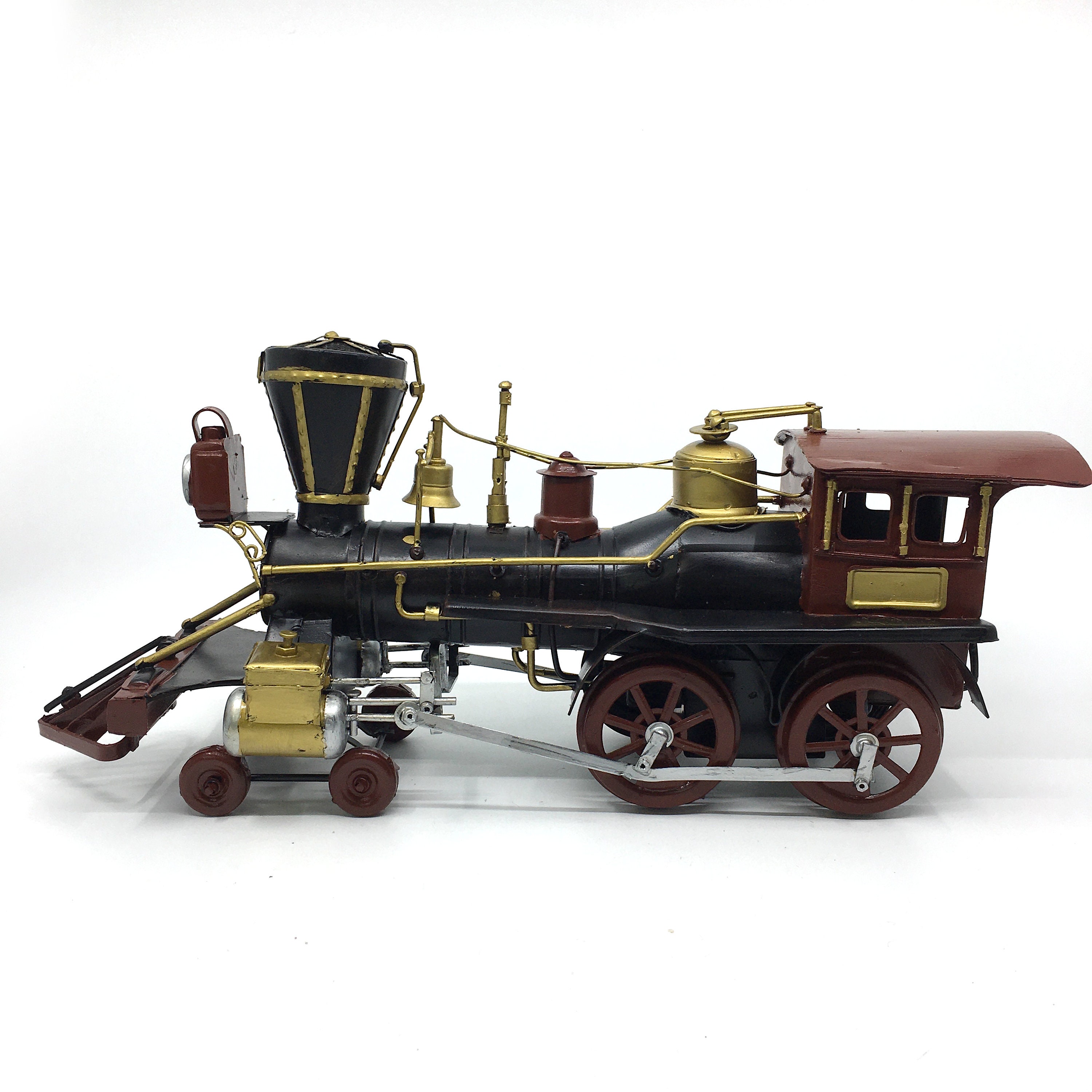 Handmade Metal Train Model | Vintage Locomotive Decor - Etsy