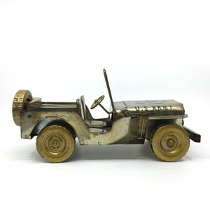 1:12 U.S. Army Jeep Model | Military Vehicle Collectible | Vintage ...