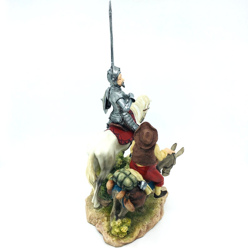 Don Quixote and Sancho Panza Statue – Handmade Literary Sculpture ...