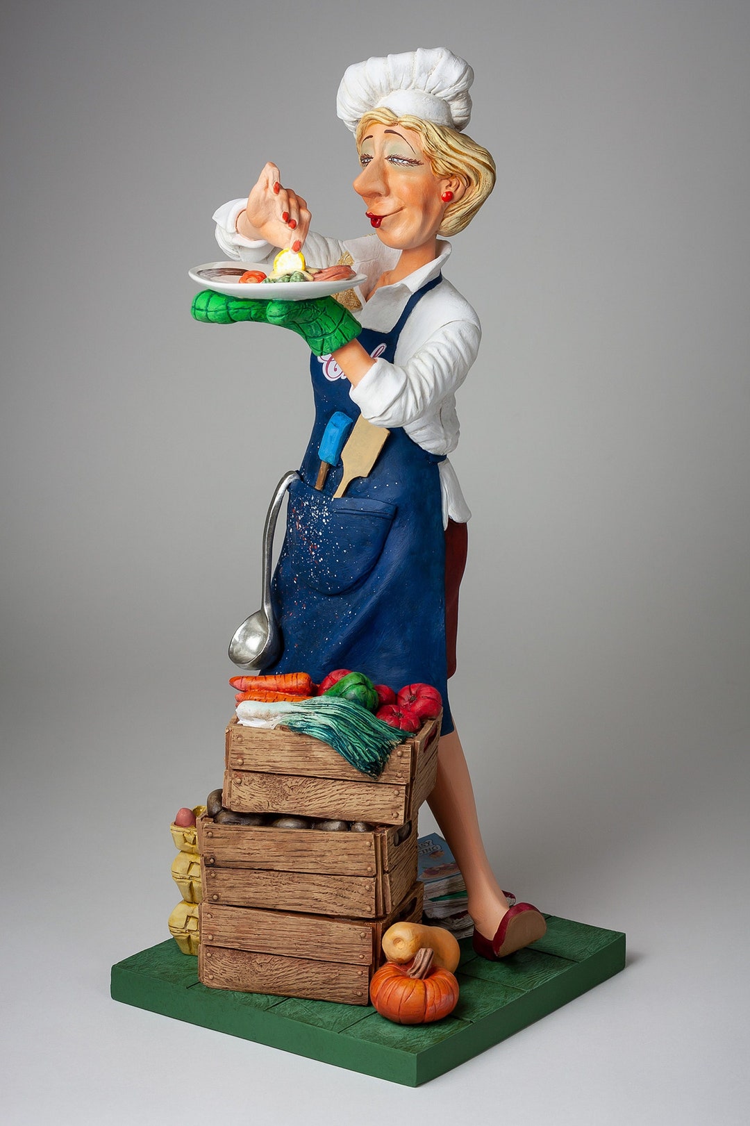 Collectible the Lady Cook Figurine - Etsy
