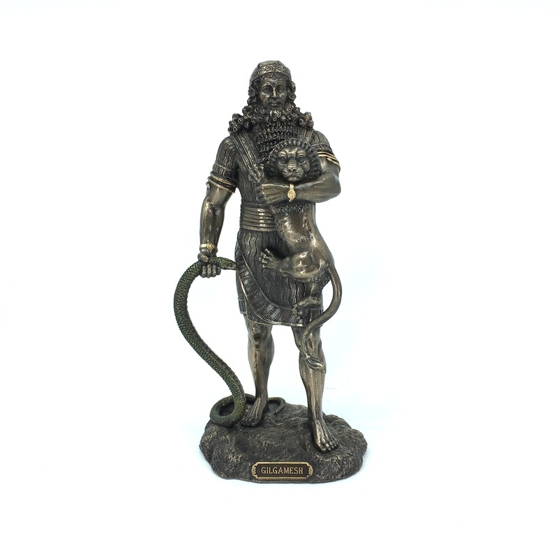 King of Uruk Gilgamesh Statue Ancient Mesopotamian Mythology - Etsy UK