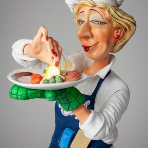 Collectible the Lady Cook Figurine - Etsy