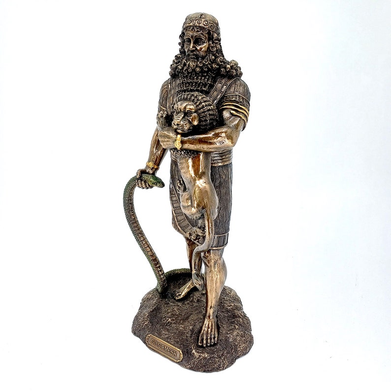 King of Uruk Gilgamesh Statue – Ancient Mesopotamian Mythology ...