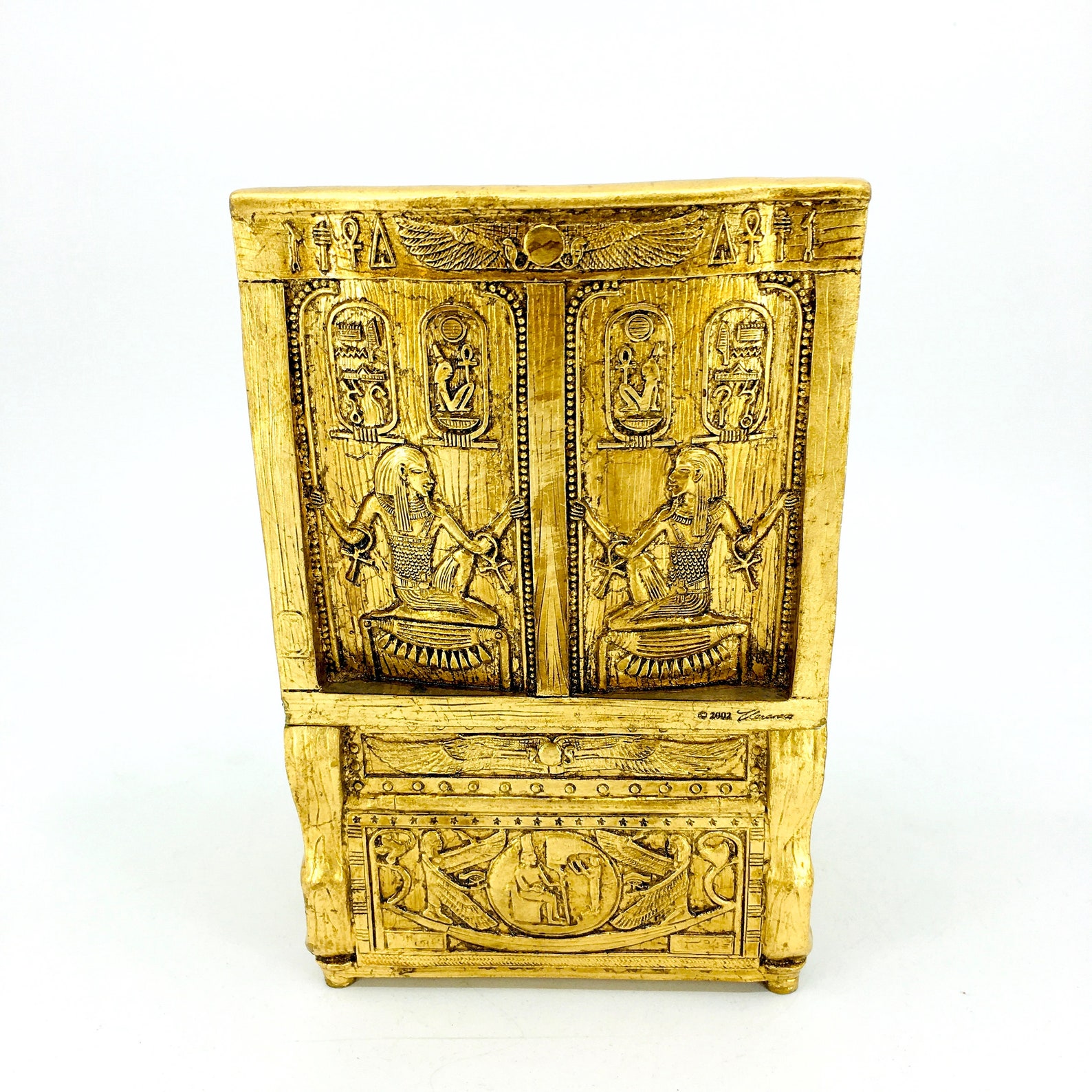 Throne of Princess Sitamun Jewelry Box | Ancient Egyptian Trinket Box ...