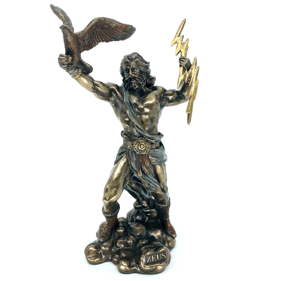 Handcrafted Zeus Statue – Greek God of Sky & Thunder | Limited Edition ...