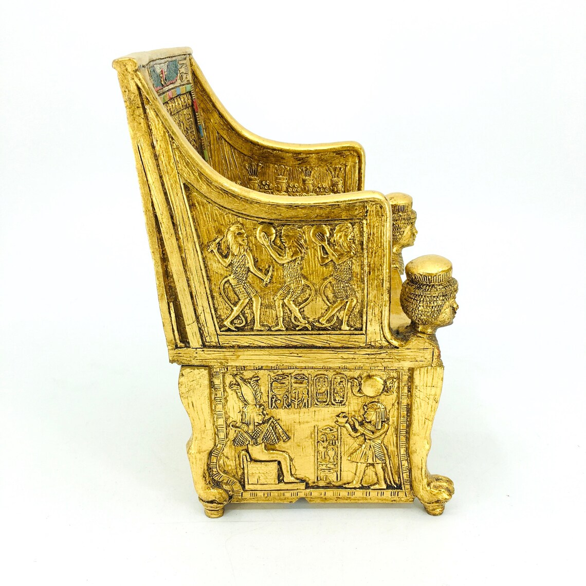 Throne of Princess Sitamun Jewelry Box | Ancient Egyptian Trinket Box ...