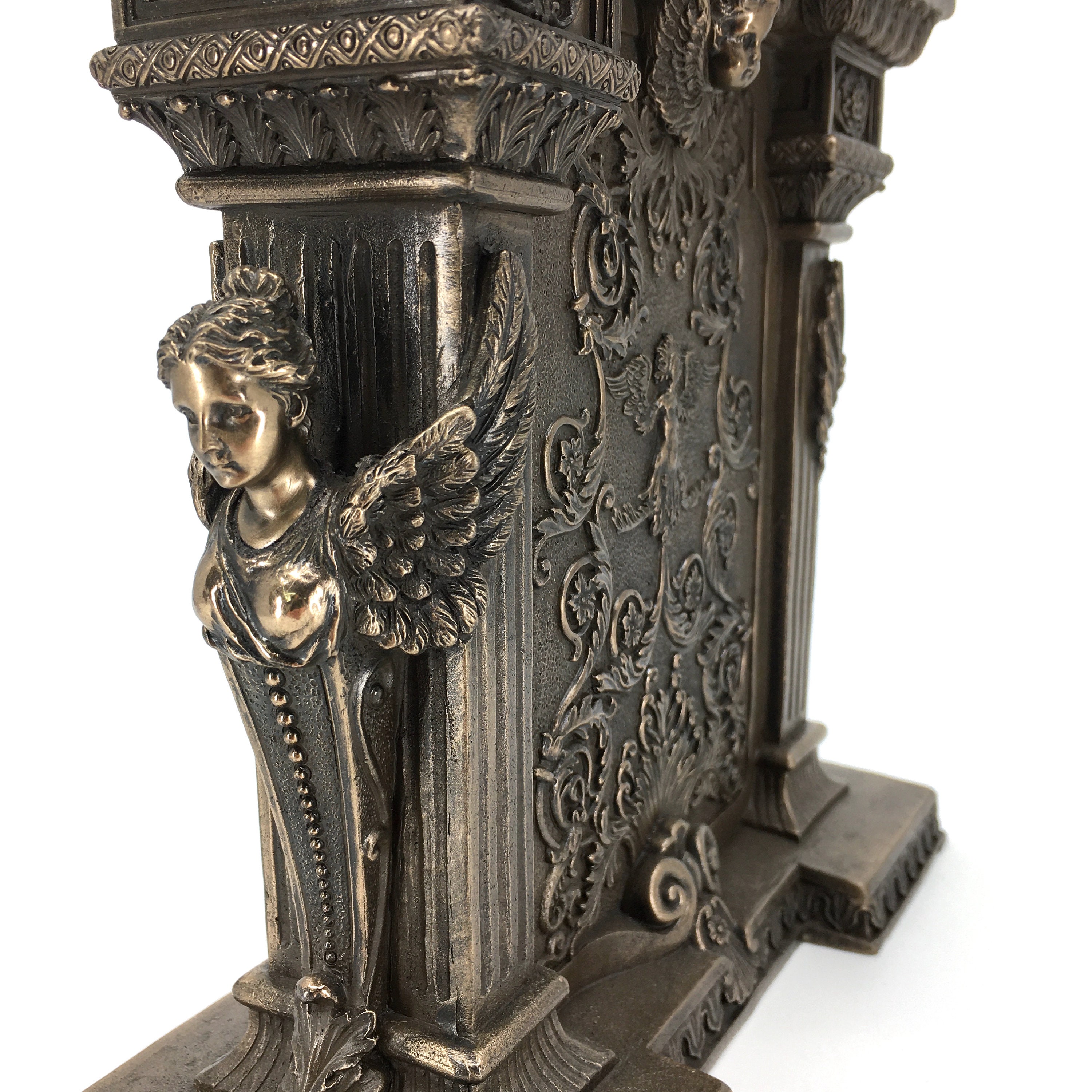 Baroque Style Clock With Angel Figure Desk and Shelf Clock - Etsy