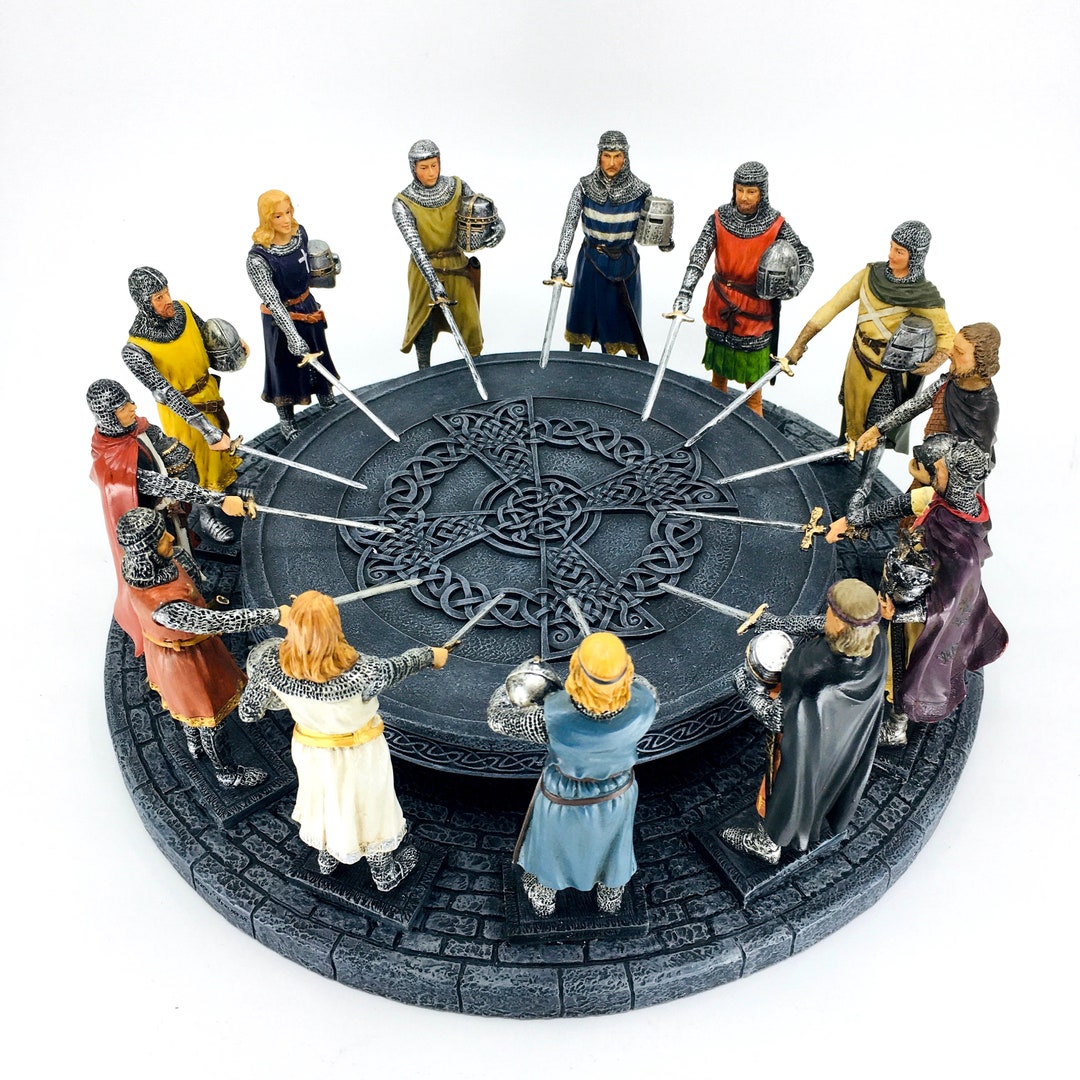 King Arthur and the Knights of the Round Table Statue – Excalibur ...