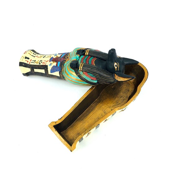 Anubis Coffin Jewelry Box | Ancient Egyptian God | Go… - Gem