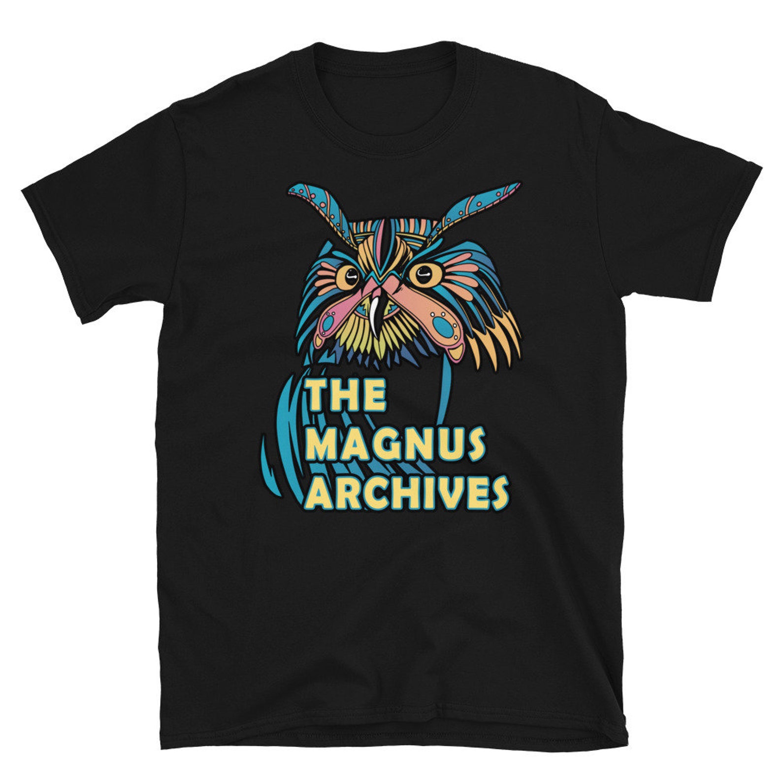 The Magnus Archives Colorful Owl T-shirt | the Magnus Archives Gift ...