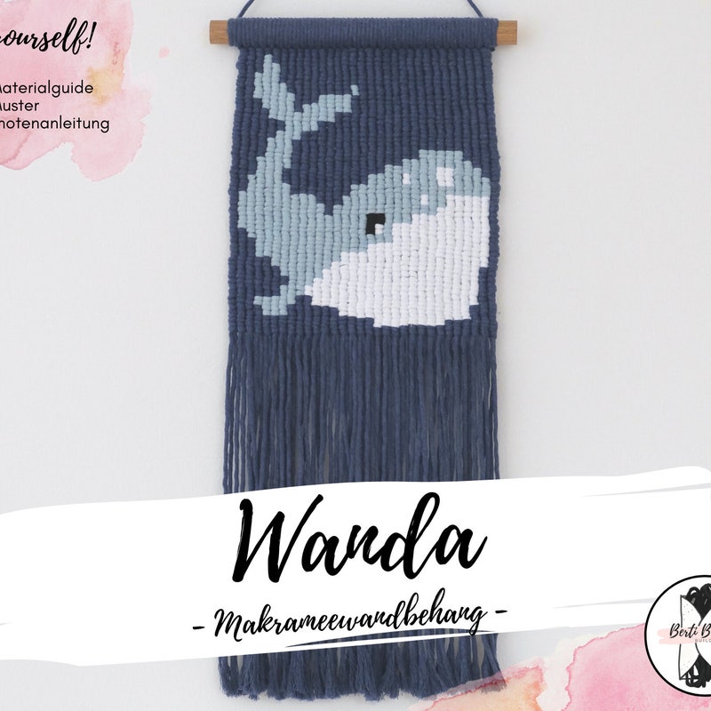 Macrame Whale - Etsy