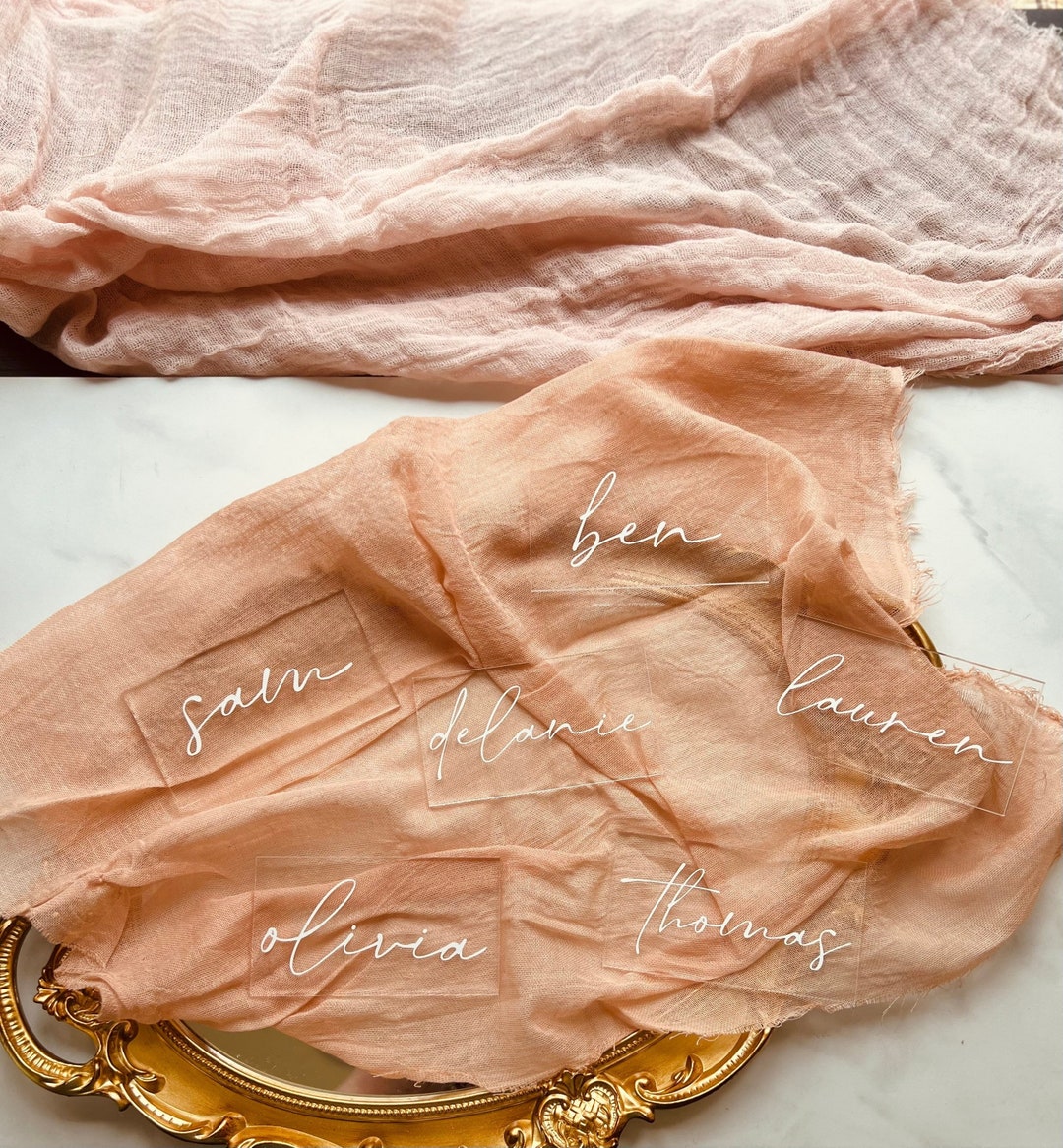 Acrylic Name Cards | Wedding Name Tags | Acrylic Wedding Sign ...