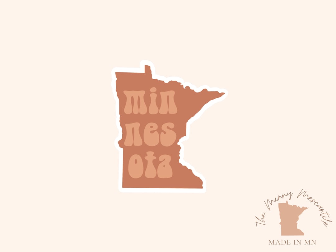 Minnesota Sticker | MN Sticker | Made in Minnesota | up North Sticker ...
