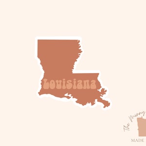 Louisiana Sticker | Baton Rouge Sticker | Cute Louisiana Sticker ...