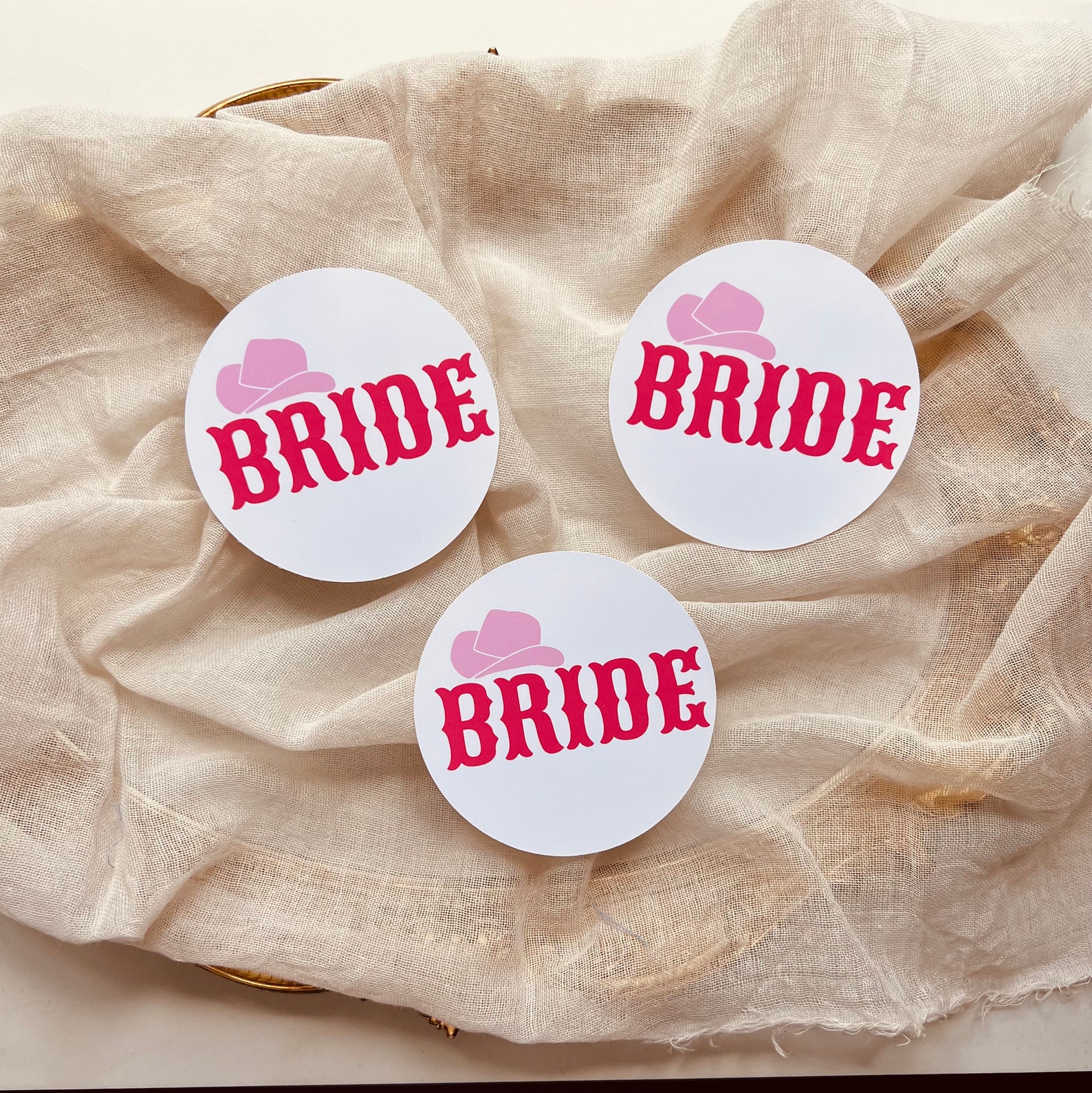 Cowgirl Bride Sticker, Nashville Bachelorette Party Favor, Disco ...