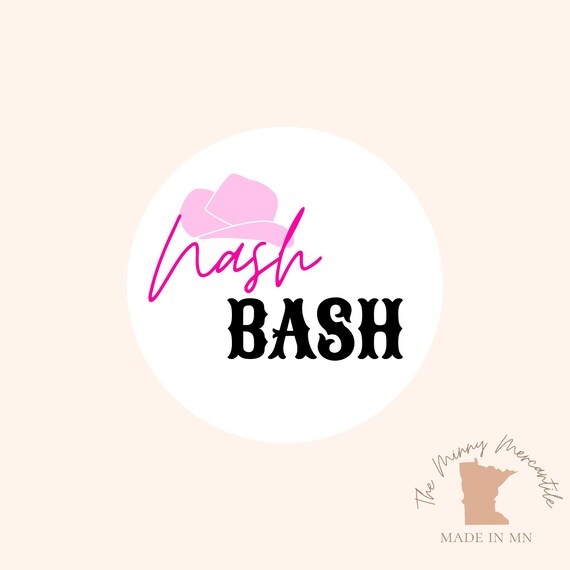 Nash Bash Sticker Nashville Bachelorette Party Nashville - Etsy