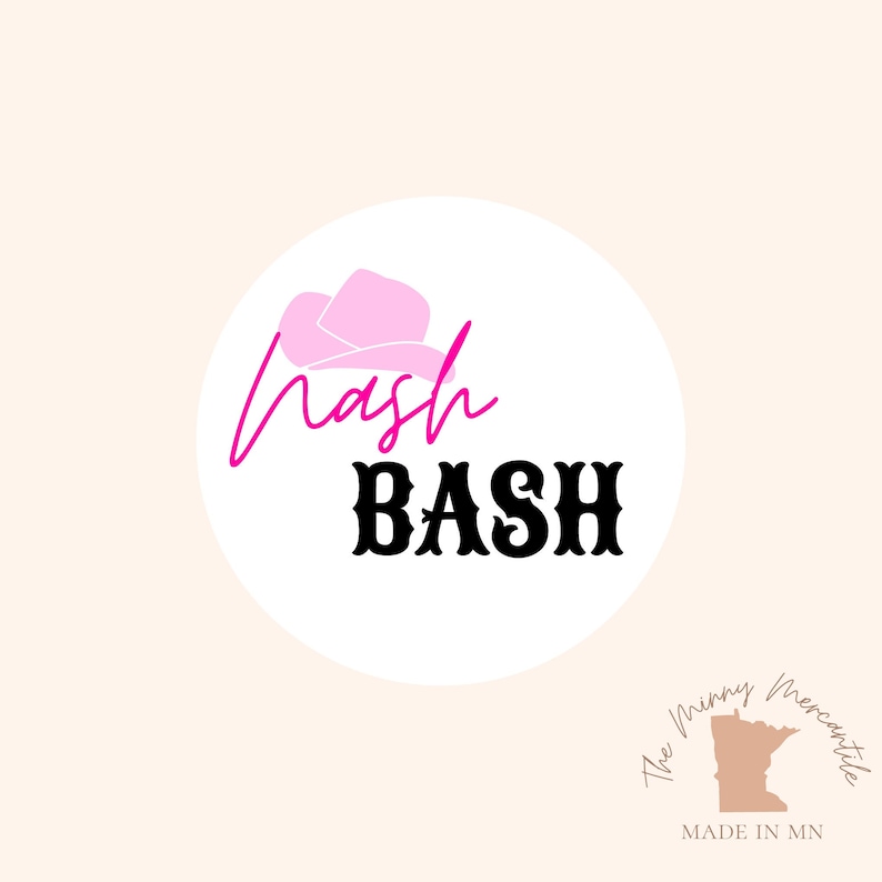 Nash Bash Sticker Nashville Bachelorette Party Nashville - Etsy