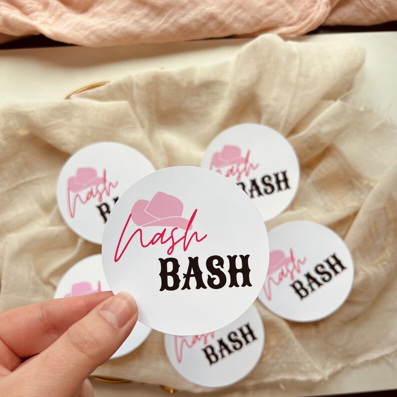 Nash Bash Sticker Nashville Bachelorette Party Nashville - Etsy
