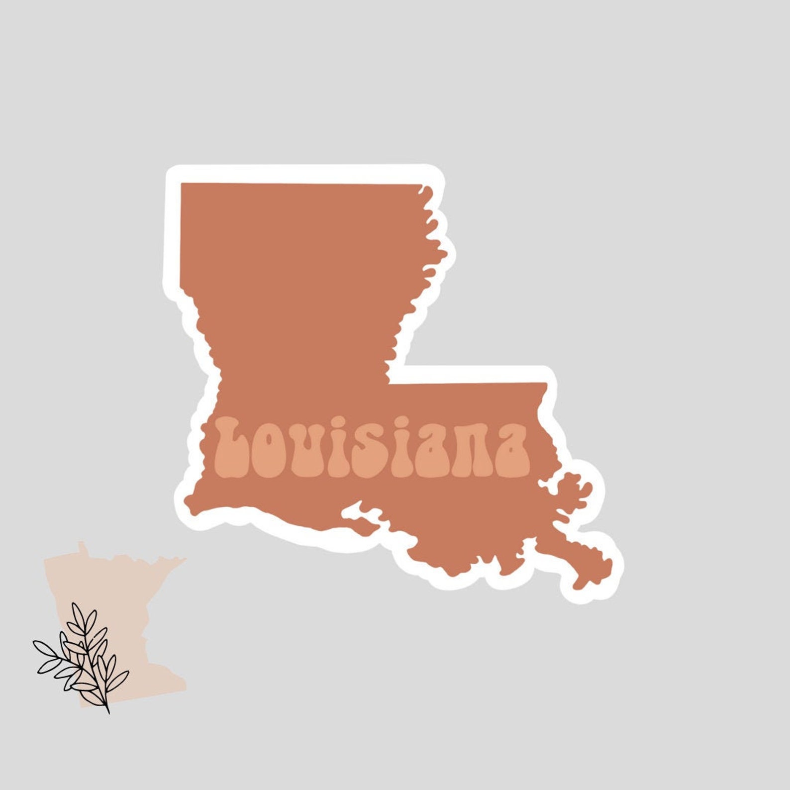 Louisiana Sticker Baton Rouge Sticker Cute Louisiana - Etsy