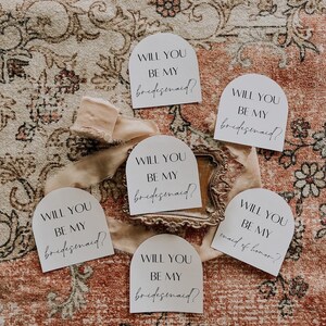 Bridesmaid Proposal Sticker Set, Arch Bridesmaid Stickers, Will You Be ...