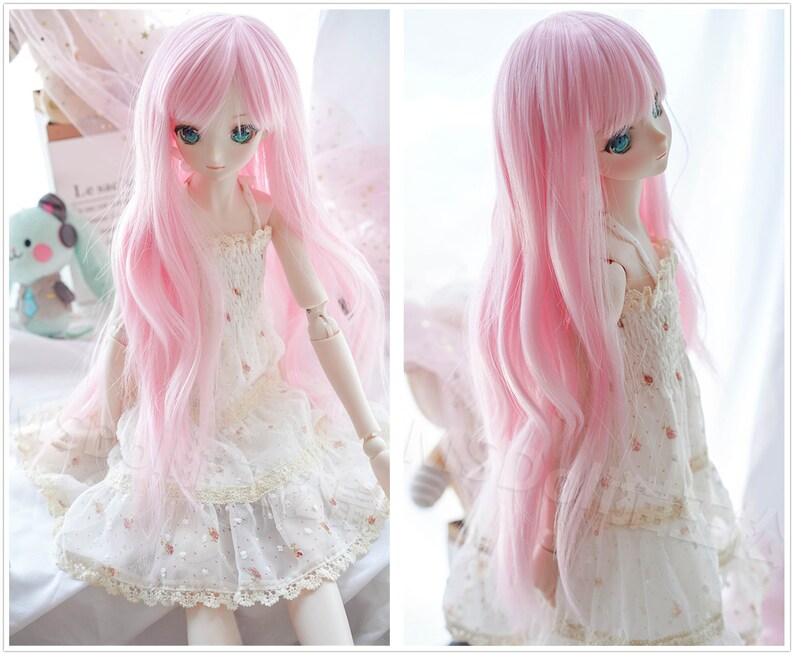 1/3 1/4 1/6 BJD Wig Long Curly Hair Wavy Wigs Long SD Msd Yosd - Etsy