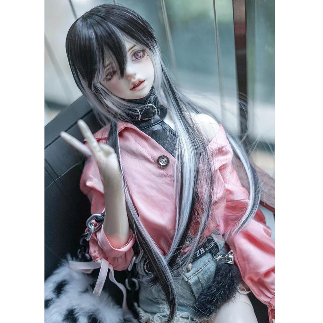 BJD Long Wolf Tail Wig: Custom Doll Hair for 1/3, 1/4, 1/6 Dolls - Etsy