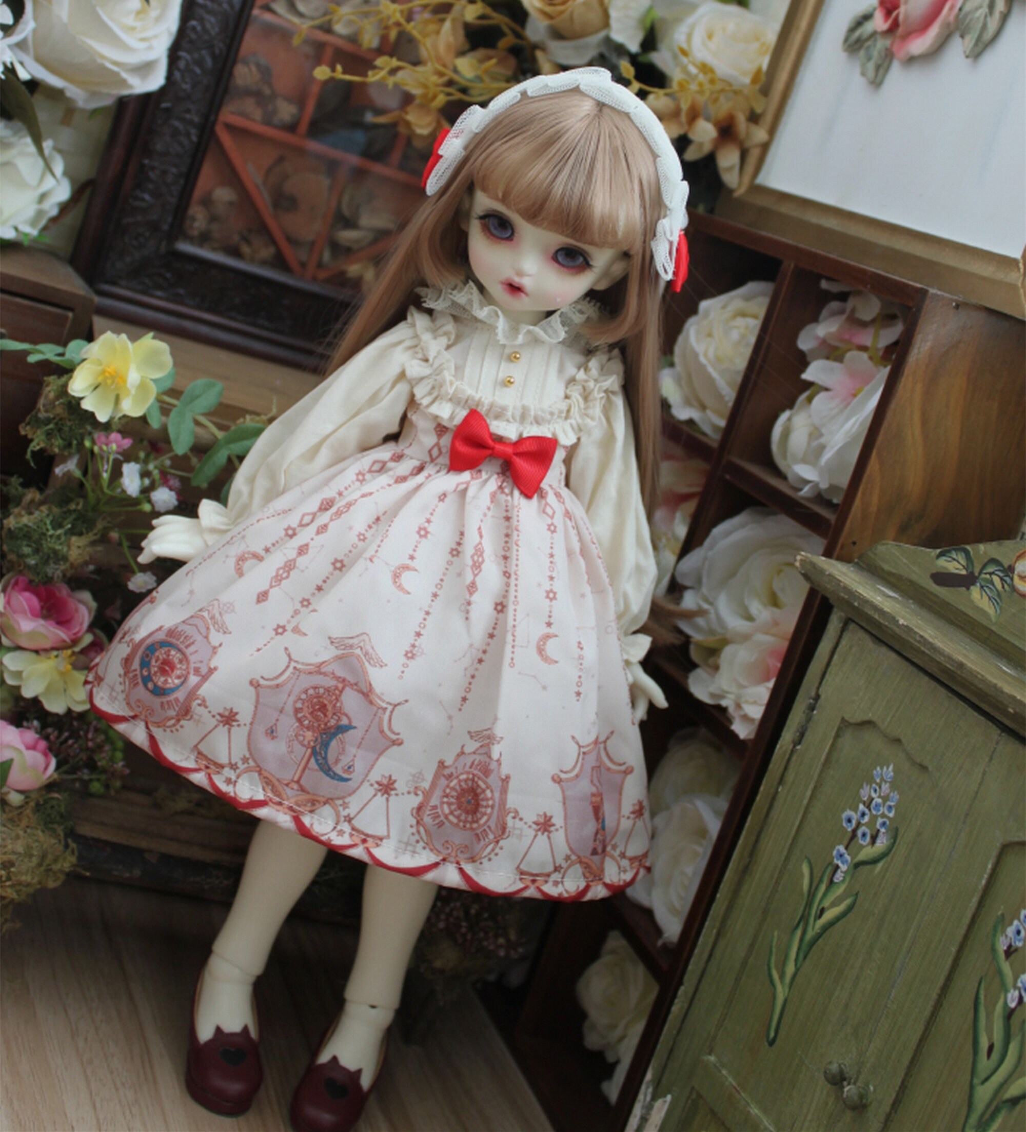 Doll Dress Bjd Clothes SD Doll Clothes 1/3 1/4 1/6 Dress & - Etsy