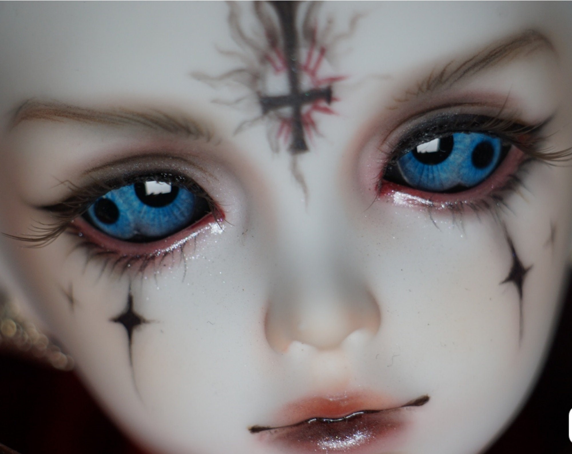 Double Pupil BJD Doll Eyes: Resin Devil Eyes, Halloween Gifts (14/16MM ...