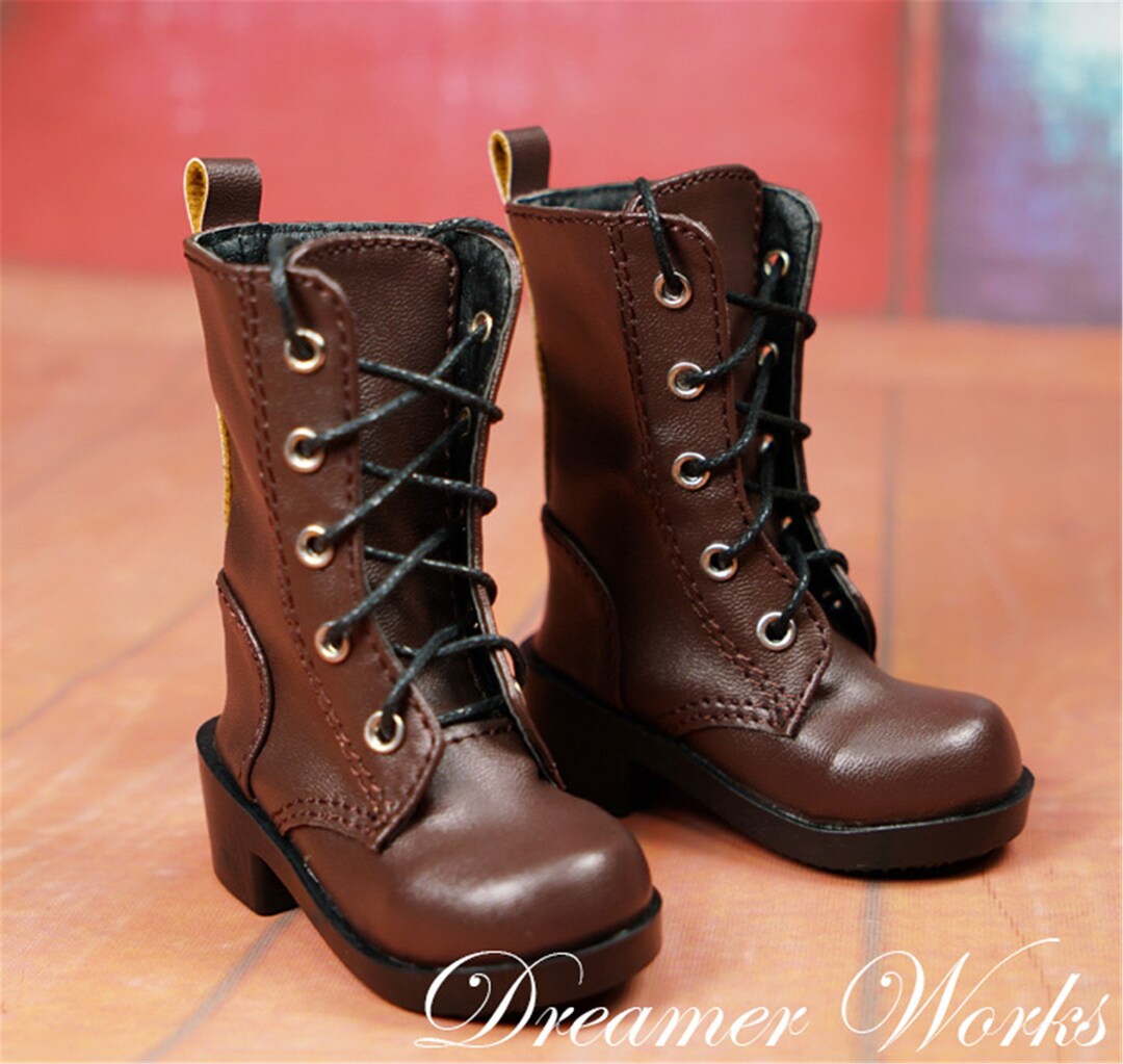 BJD Leather Ankle Boots, Fashion Doll Shoes, 1/3 1/4 Scale - Etsy