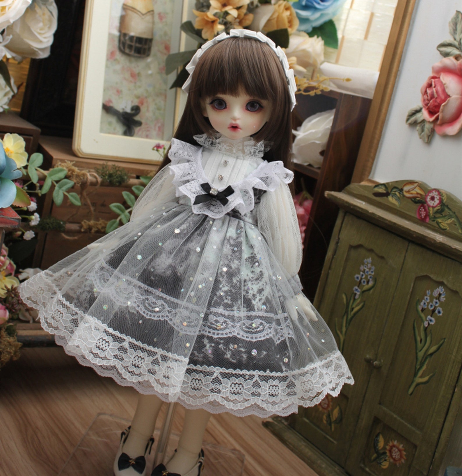 SD Bjd Clothes Lolita Dress Bjd Outfit Fashion Girl Doll | Etsy