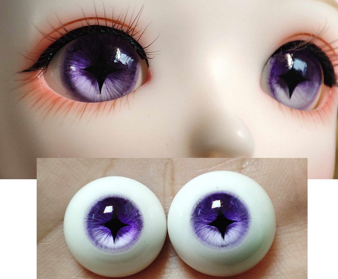 Purple Star Ball Jointed Doll Eyes,safety Eyes, 8mm 10mm 12mm 14mm 16mm ...