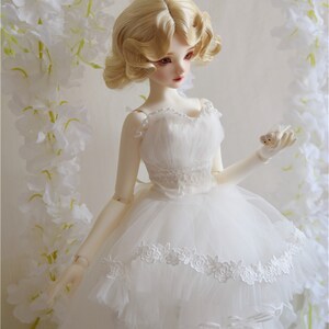 Bjd Wedding Dresses Doll Dress 1/6 1/4 1/3 BJD Clothes Outfit Gowns for ...