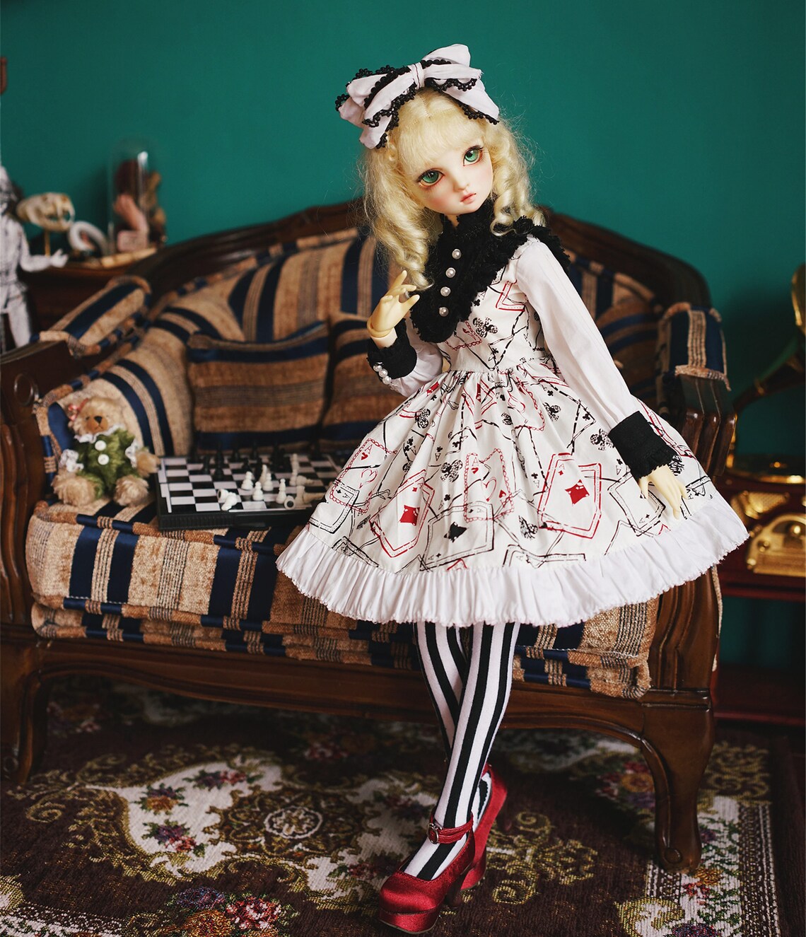 BJD Vestido SD muñeca ropa 1/3 1/4 1/6 BJD camisa set Frill | Etsy