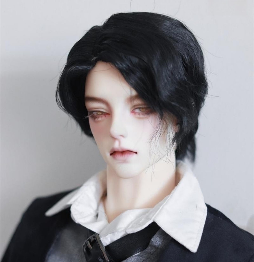 Short Doll Wig 6 Colors Cool Boy Doll Wig 1/6 1/4 1/3 BJD Wig for Msd ...