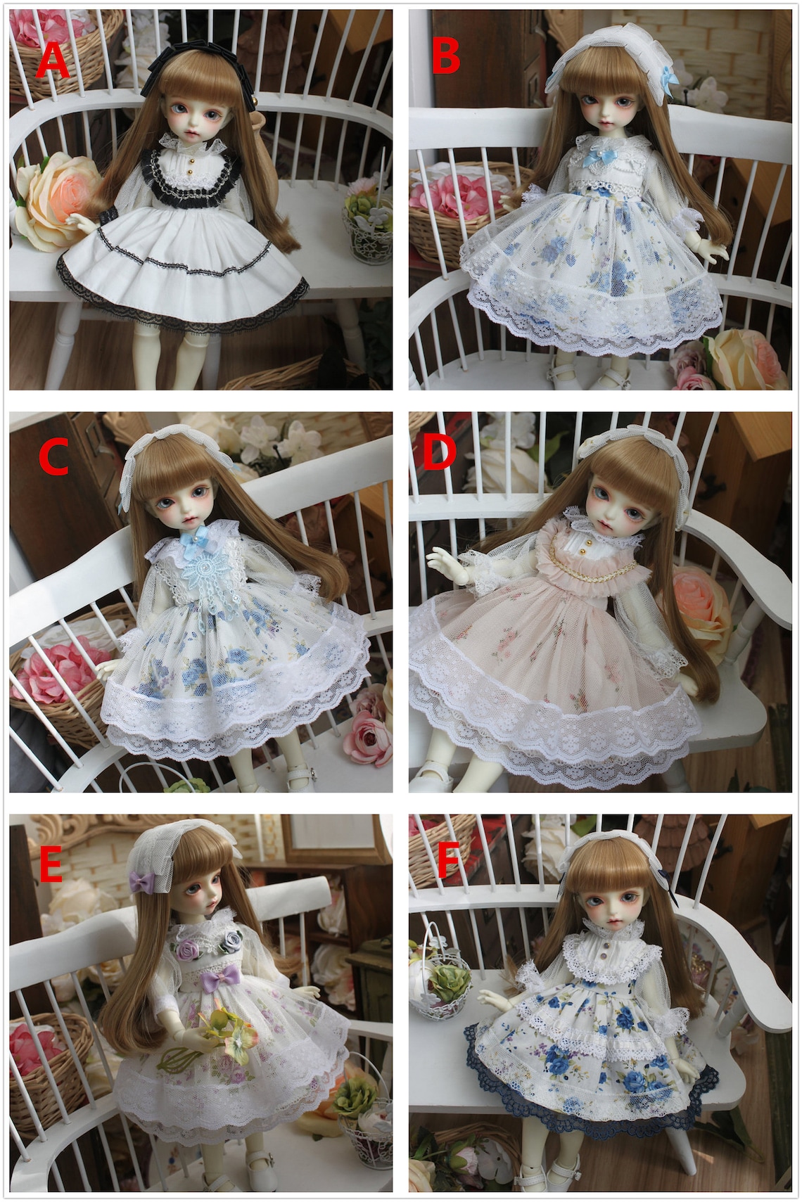 1/3 BJD Dress 1/6 Bjd Clothes 1/4 Msd Dress Doll Clothes - Etsy