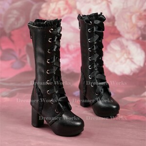 BJD Doll Lace-up Boots: 1/4 & 1/3 Scale Doll Accessories - Etsy