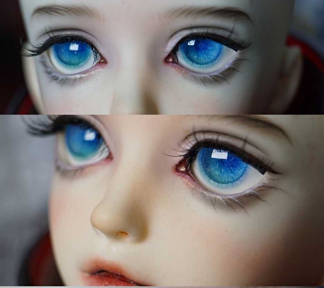 Custom BJD Eyes Realistic BJD Doll Resin Eyes for Ball Joint Doll 8mm ...