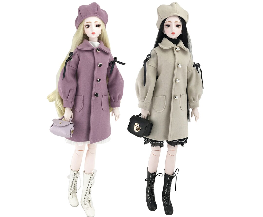 1/3 BJD Clothes 60mm Doll Overcoat Doll Hat Bjd Handbag - Etsy